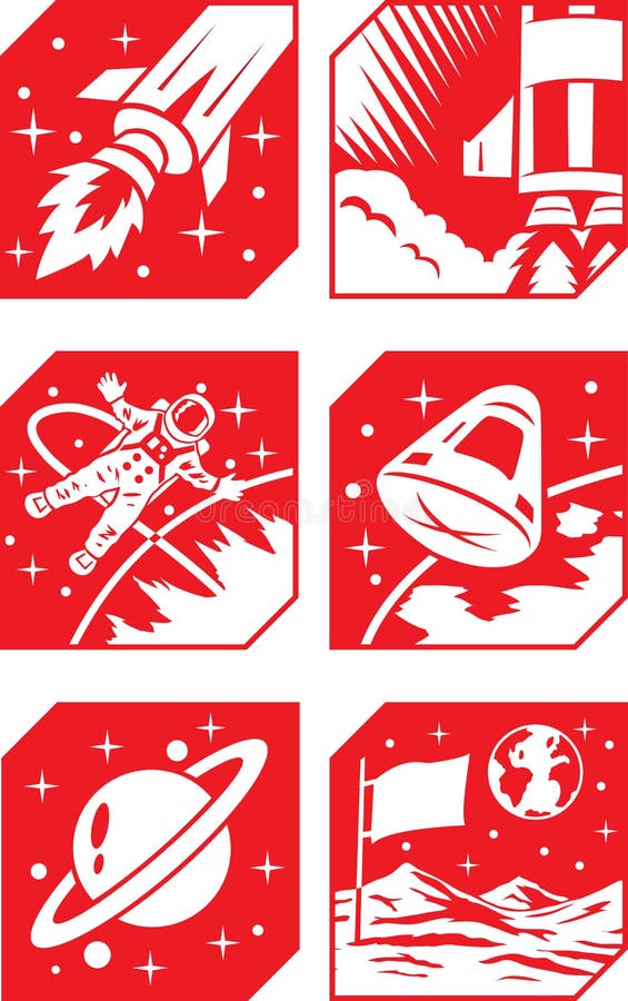 Space Icons stock vector. Illustration of space, capsule - 31756232