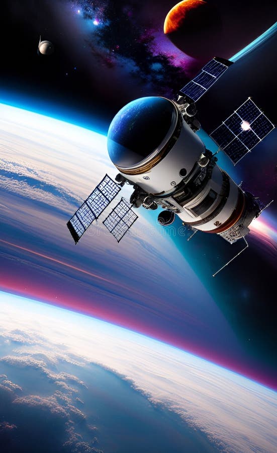 Space Illustration Artificial Intelligence Artwork Generated Stock ...