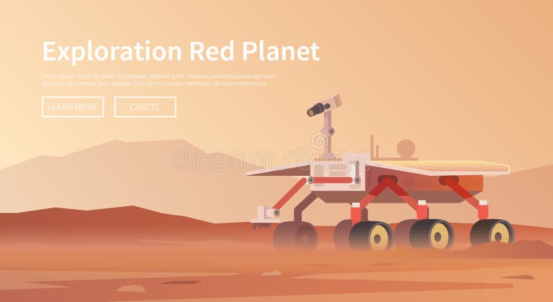 Space illustration stock vector. Illustration of mountain - 78335570