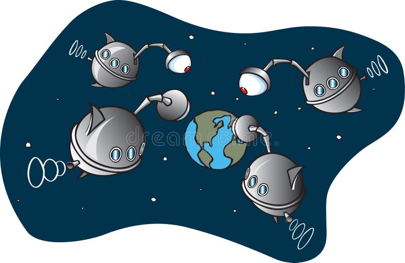 Space invaders stock vector. Illustration of spaceship - 10988763