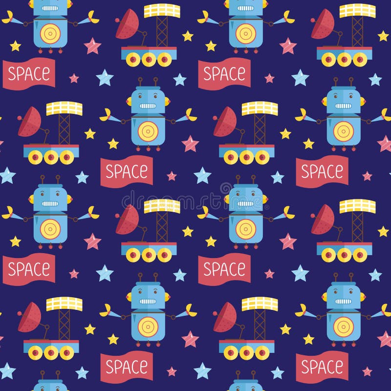 Space Invaders Cartoon Vector Seamless Pattern Stock Vector ...