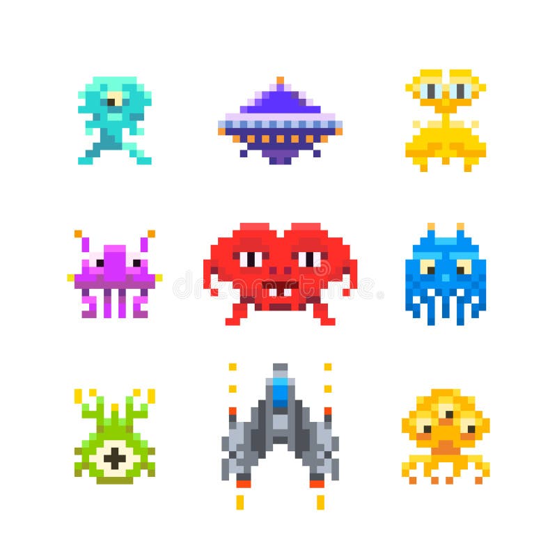 Game Enemies Stock Illustrations – 182 Game Enemies Stock Illustrations ...