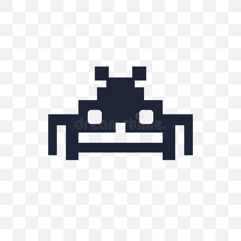 Space Invaders Transparent Icon. Space Invaders Symbol Design Fr Stock ...