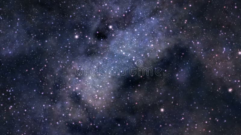 Space Journey Seamless Loop Stock Footage - Video of milky, abstract ...