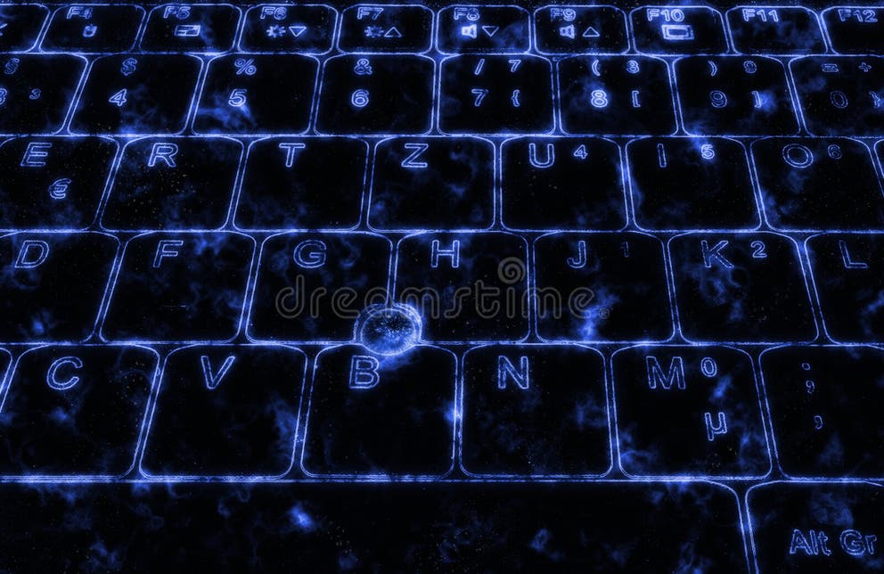 Space keyboard stock image. Image of application, number - 1318709
