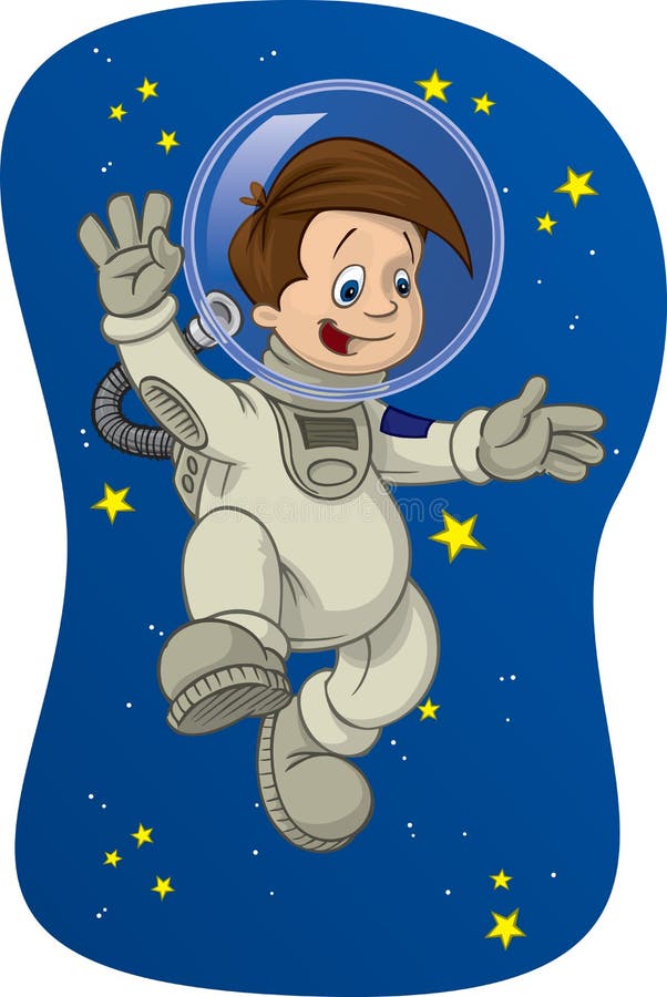 Space Kid #3 stock vector. Illustration of children, explore - 6401974