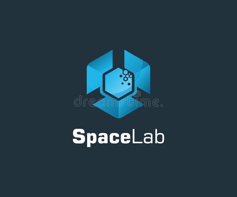 Space Lab Logo Design Concept, Science Logo Design Template Stock ...