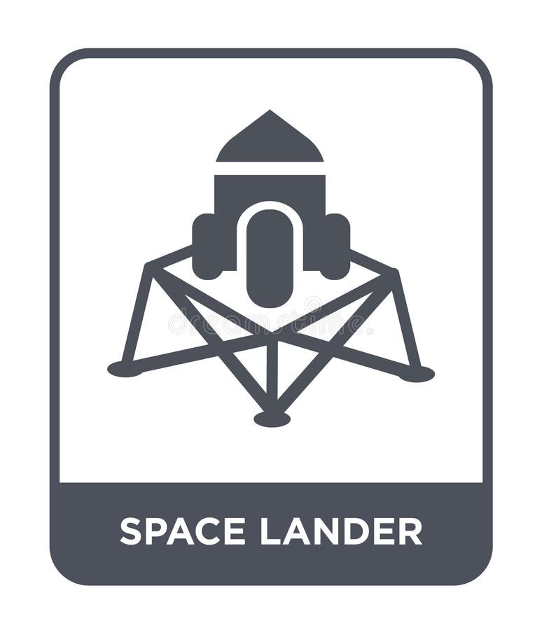 Lander icon monochrome stock vector. Illustration of cybernetic - 91670151