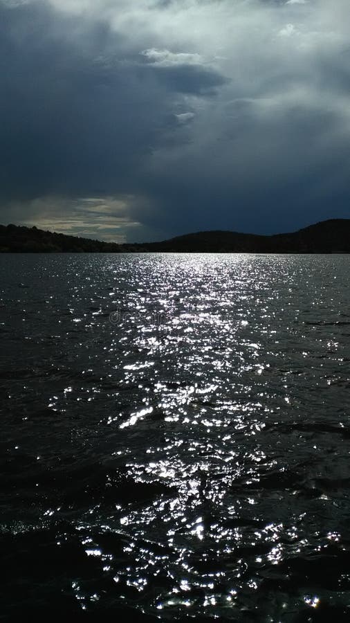 Space between lands stock image. Image of lake, lands - 164027705