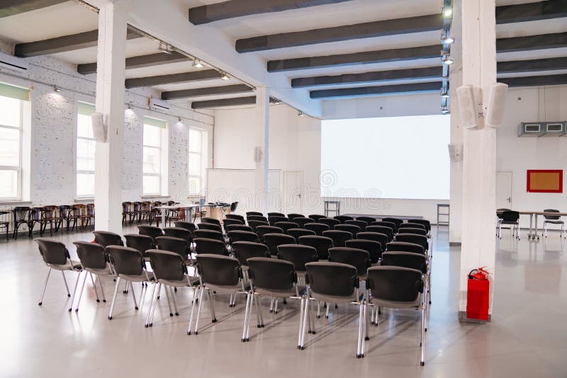 Space for Lectures, Conferences and Presentations. Office Rent. Stock ...