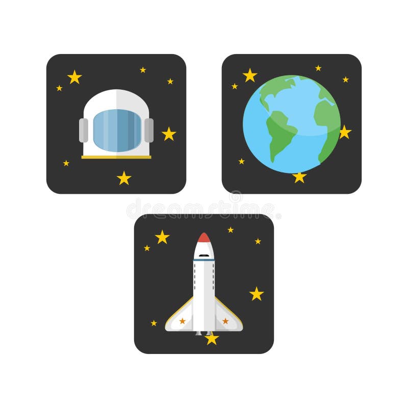 Space Logo Template stock vector. Illustration of cosmos - 57809639