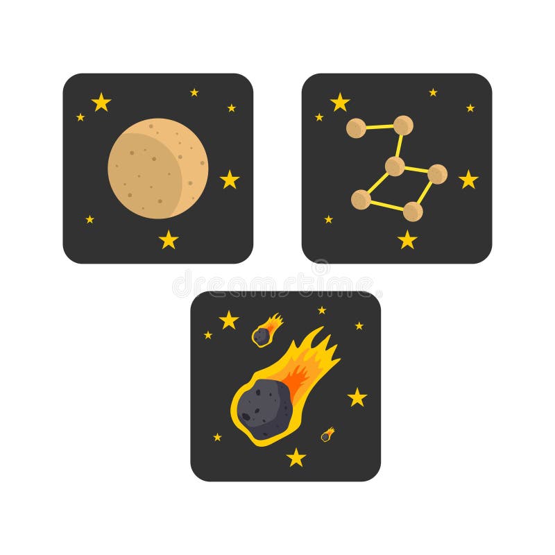 Space Logo Template stock vector. Illustration of meteorite - 57809802