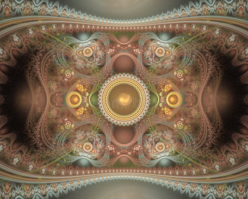 Space Magical Fantasy Pattern Stock Illustration - Illustration of ...