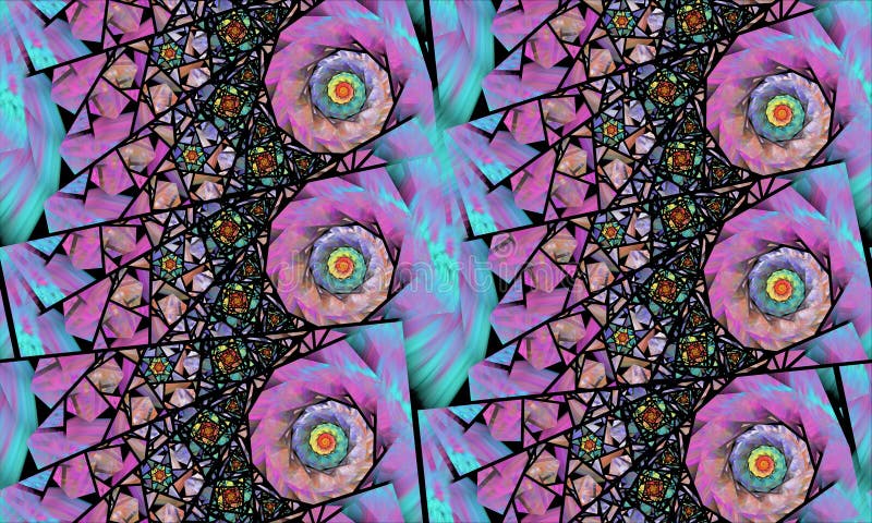 Space Magical Fantasy Pattern Stock Illustration - Illustration of ...