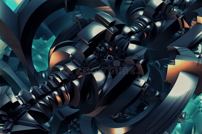 Space magical fantasy stock illustration. Illustration of fractal ...