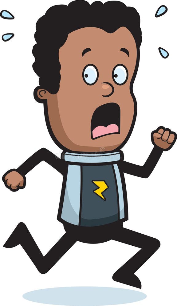 Scared Man Running Cartoon Stock Illustrations – 885 Scared Man Running ...
