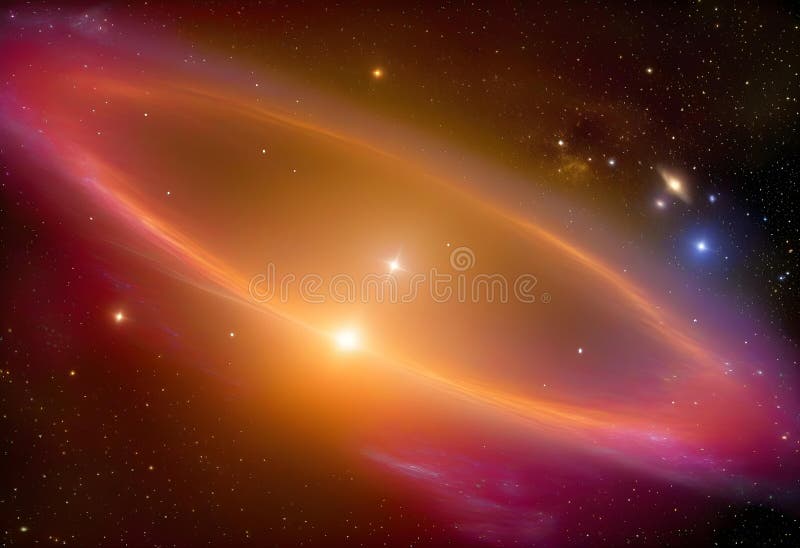 Space Many Light Years Far from the Earth Stock Illustration ...