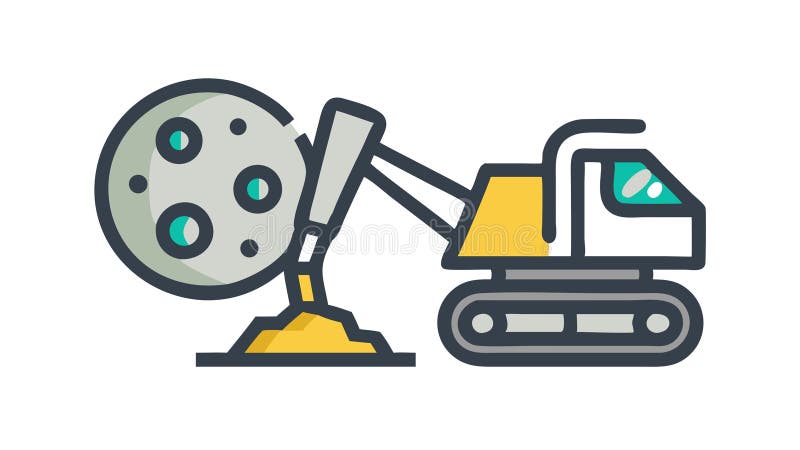 Mining Extraterrestrial Resources Stock Illustrations – 162 Mining ...