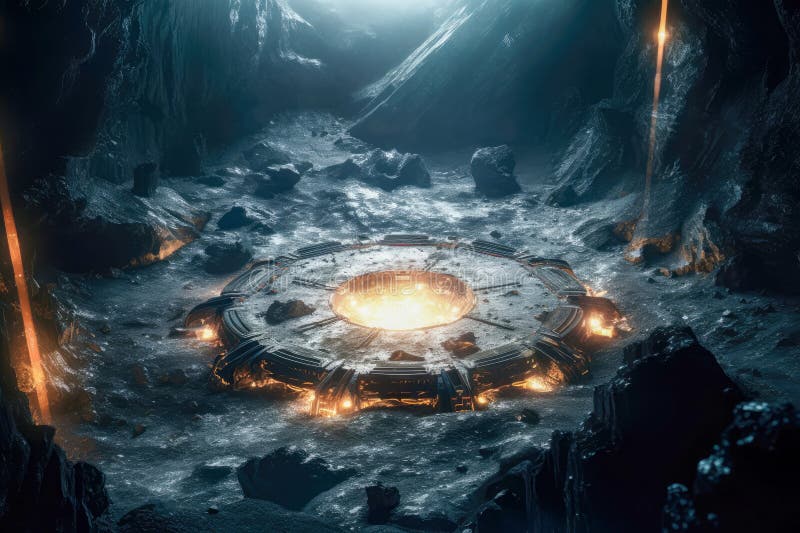 Space Mining Operation on the Surface of an Asteroid Extracts Valuable ...