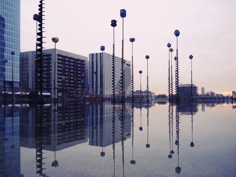 Space of Modern Urban Architecture Editorial Stock Photo - Image of ...