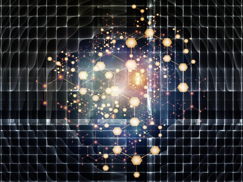 Space Molecule stock illustration. Illustration of element - 167921557