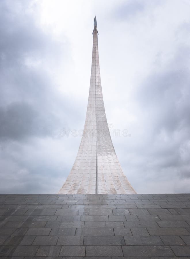 Space Monument in Moscow, Russia Editorial Image - Image of science ...