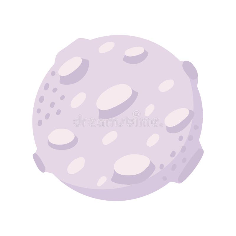 Space moon cartoon stock vector. Illustration of isolated - 347877193