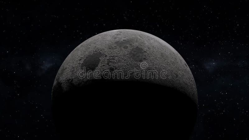 Space Moon 3DCG Digital Animation Motion Graphics Stock Video - Video ...