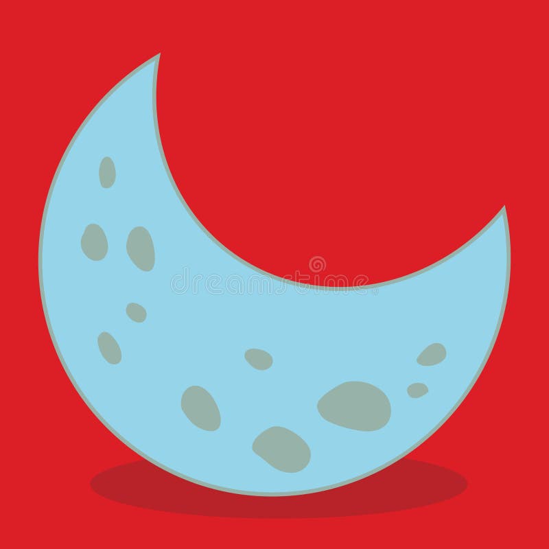 Space moon 06 stock vector. Illustration of vector, cartoon - 197988715