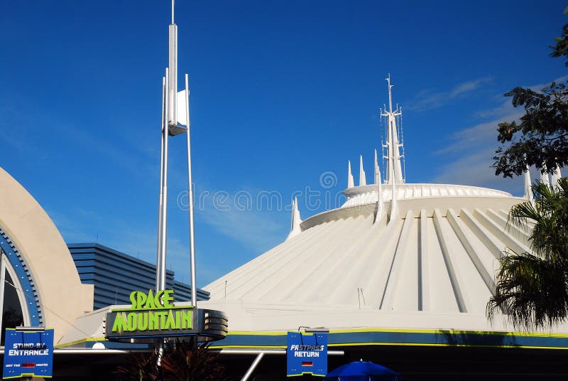 Space Mountain Disney World Layout