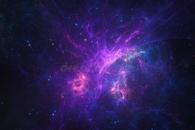 Space Nebula Overlay Colour Stock Image - Image of deep, wallpaper ...