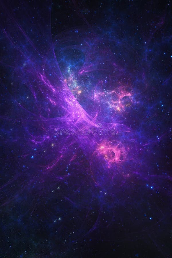 Space Nebula Overlay Colour Stock Image - Image of deep, wallpaper ...