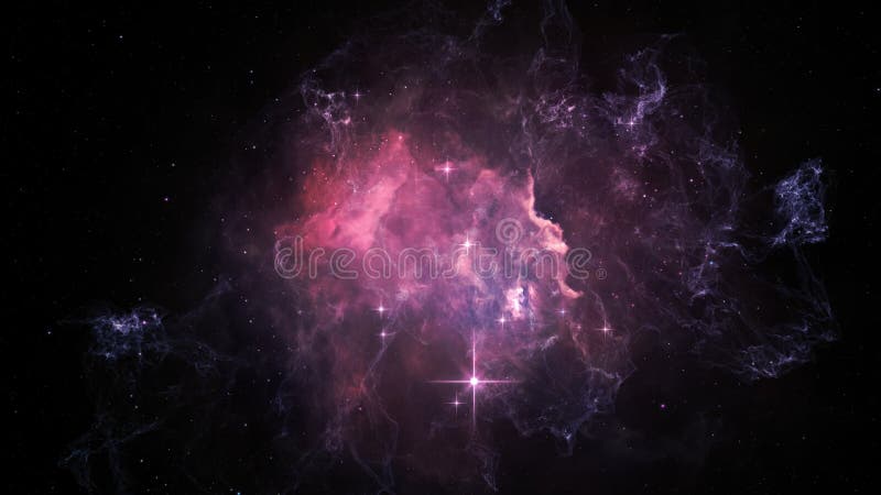 Space Nebula Rotation Looped Stock Footage - Video of nebula, calm ...