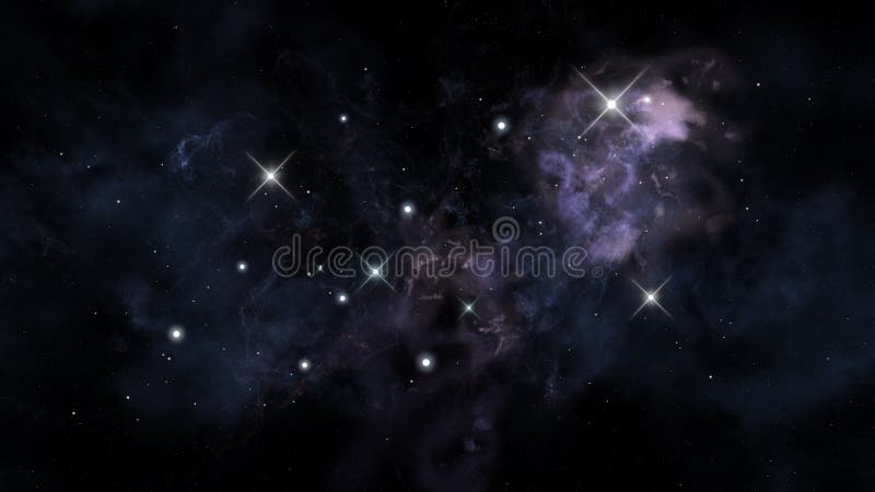 Space Nebulae Rotation Looped Stock Footage - Video of stellar ...