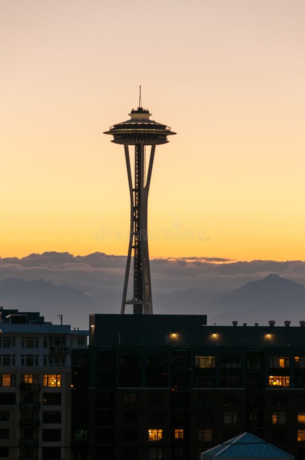 Space Needle editorial stock image. Image of needle, urban - 37414344