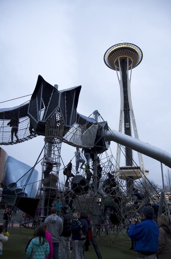 Playground Built in the Spring Editorial Image - Image of leisure ...