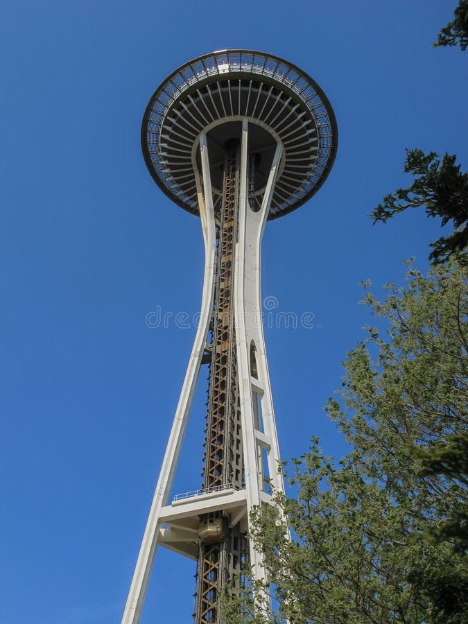 Space Needle in Seattle editorial photo. Image of attraction - 120075316