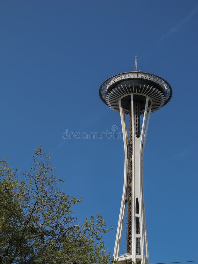 Space Needle in Seattle editorial photo. Image of trip - 120075326