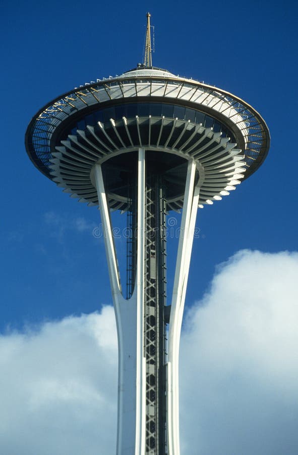Space Needle Seattle at Night Editorial Photo - Image of tower, states ...