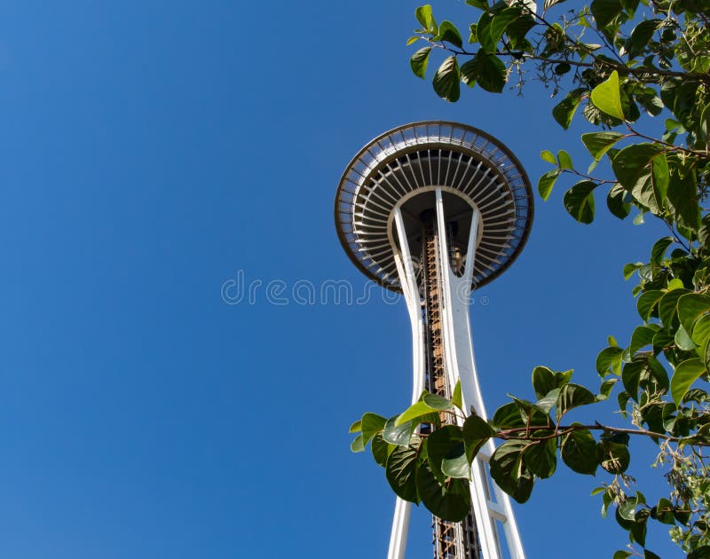 Space Needle Sky editorial image. Image of needle, destination - 72538730