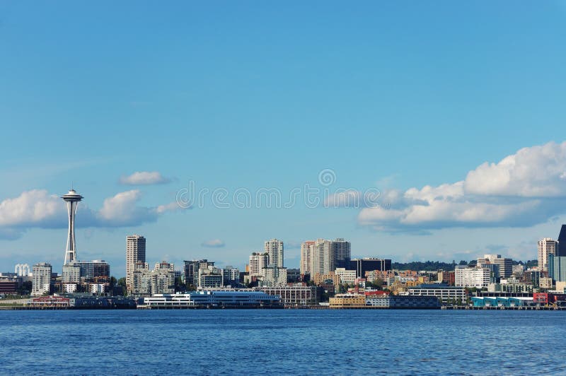 Space Needle and Skyline stock image. Image of architecture - 23748227