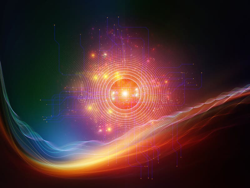 Space Network stock illustration. Illustration of data - 196086996