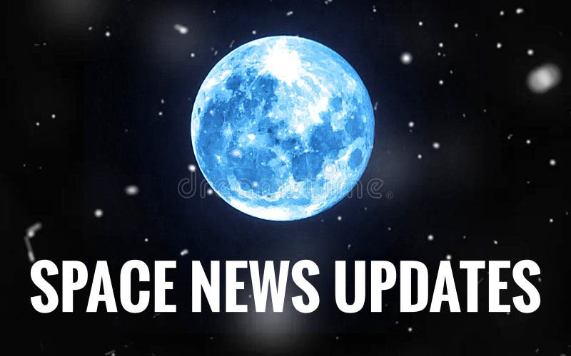 Space News Updates Illustration Header Background Stock Illustration ...