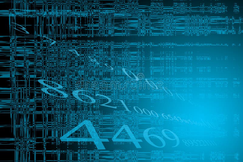 Space numbers stock illustration. Illustration of binary - 634044