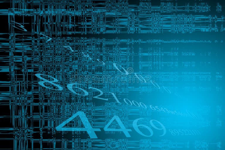 Space numbers stock illustration. Illustration of binary - 634044