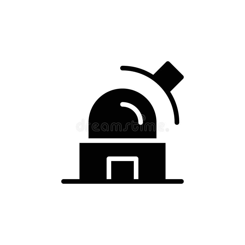 Space Observatory Icon Web Design in Vector Stock Vector - Illustration ...