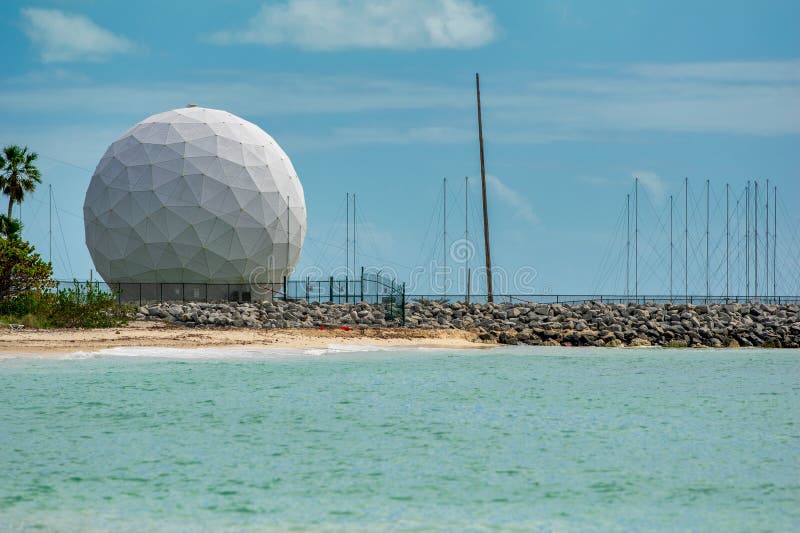 Space Observatory Planetarium in Key West Stock Photo - Image of ...