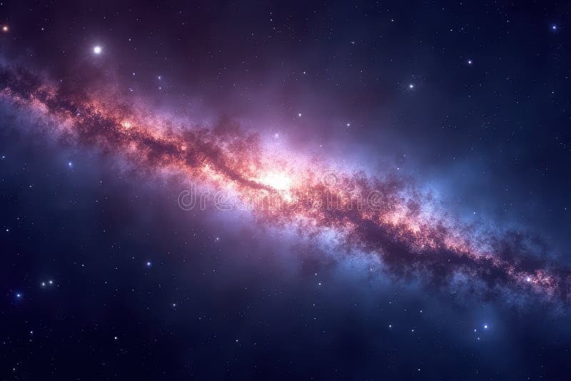 Space Parsec Astrophysics stock illustration. Illustration of unit ...