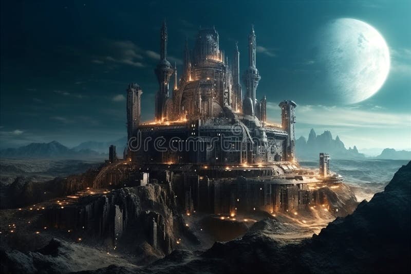 Futuristic Citadel Stock Illustrations – 64 Futuristic Citadel Stock ...