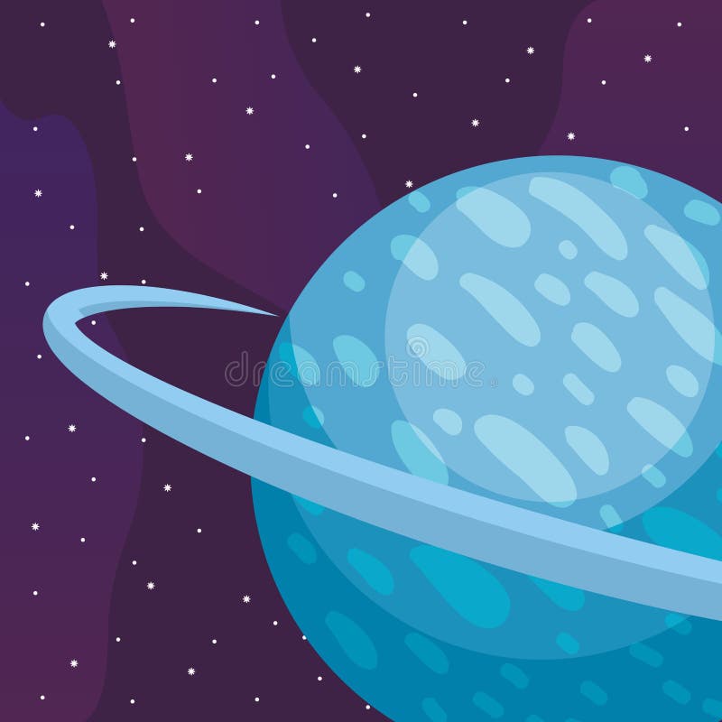 Space planets design stock vector. Illustration of flat - 137346813